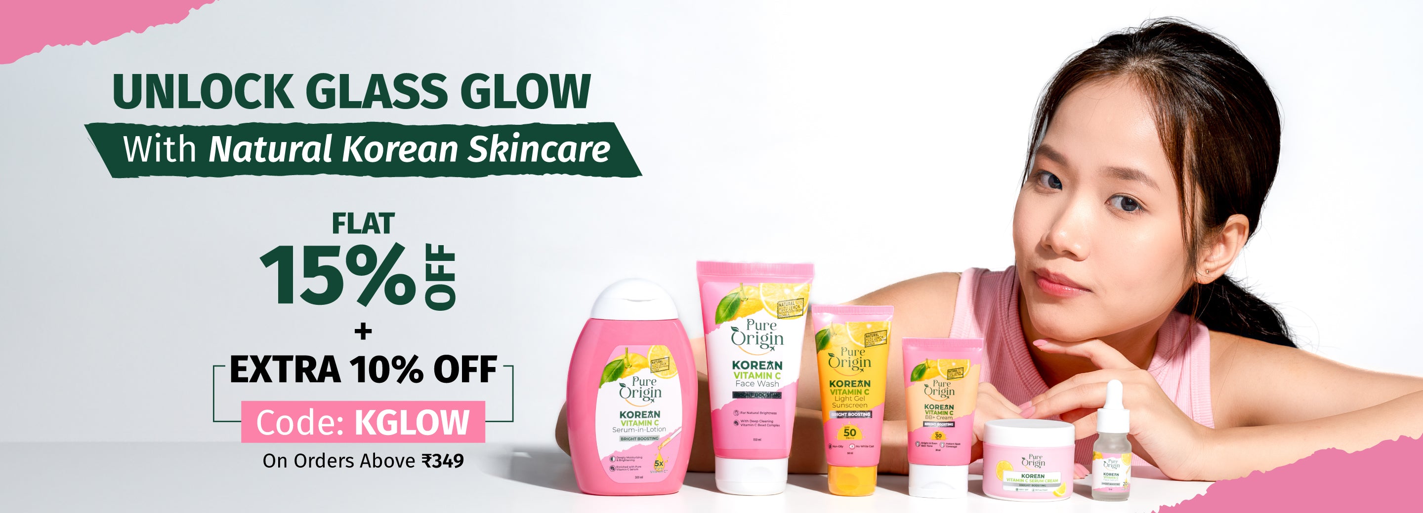 KGLOW collection – Pure Origin Skincare