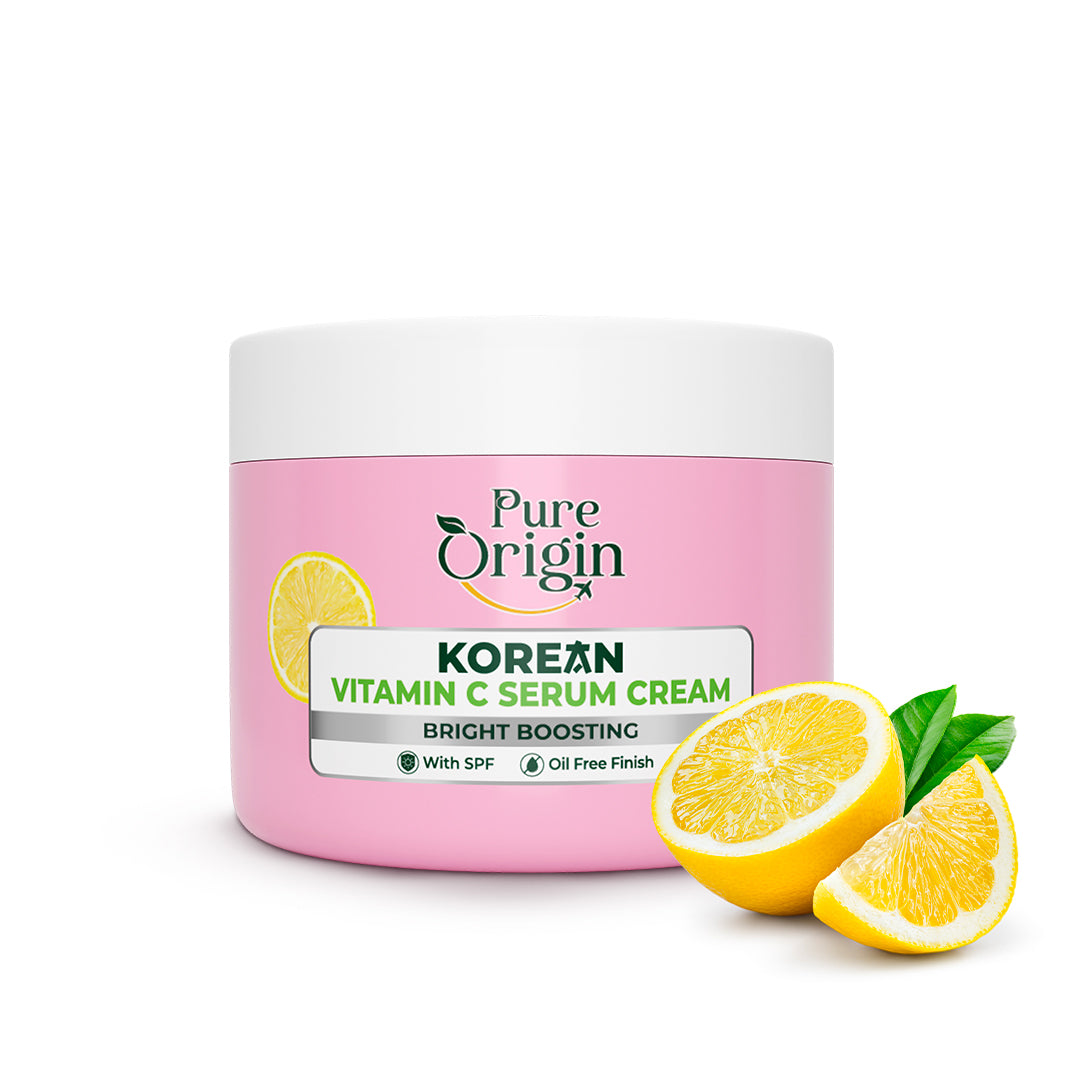 Korean Vitamin C Bright Boosting Serum Cream – Pure Origin Skincare