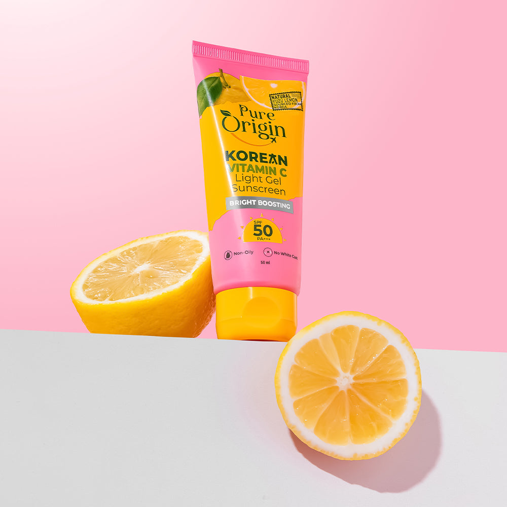 Korean Vitamin C Bright Boosting Light Gel Sunscreen – Pure Origin Skincare